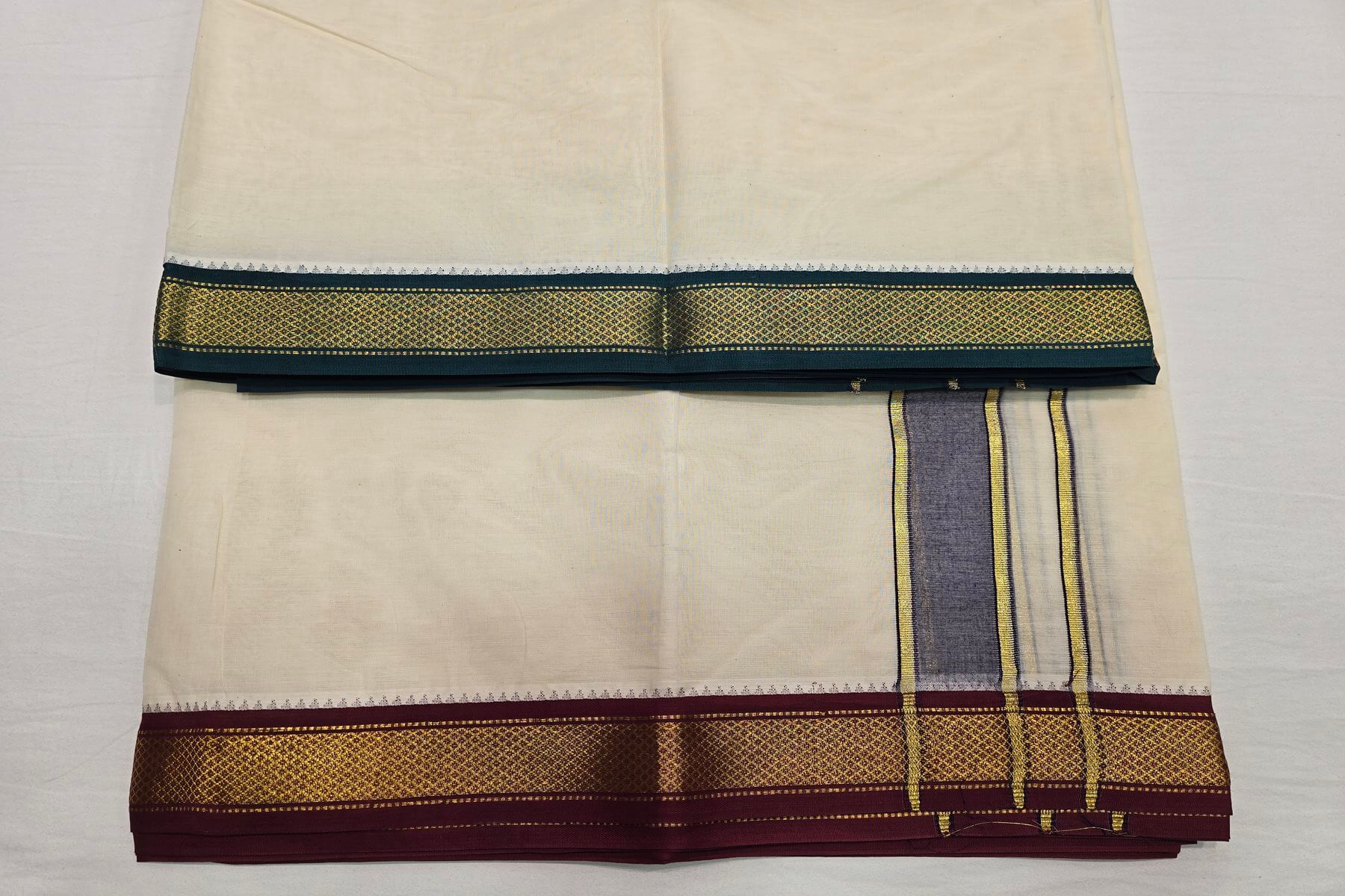Shreenivas silks Cotton Muhurtham Dhoti PSSR01DH019 – Parisera