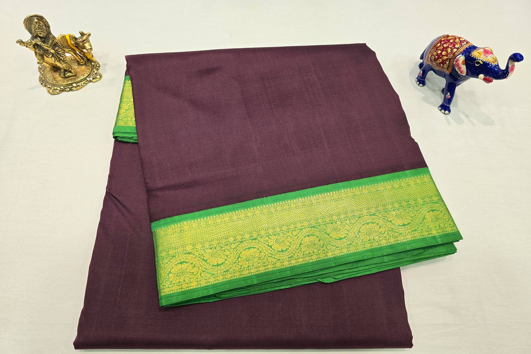 Shreenivas silks nine and a half yards silk saree PSSR014154 - Parisera