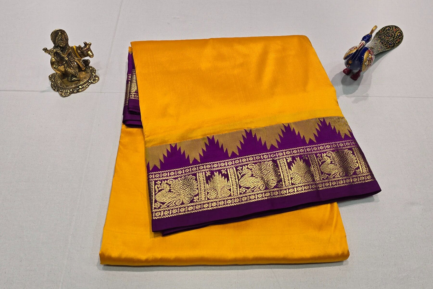 Nine and a half yards silk saree by Shreenivas silks PSSR015914 ...