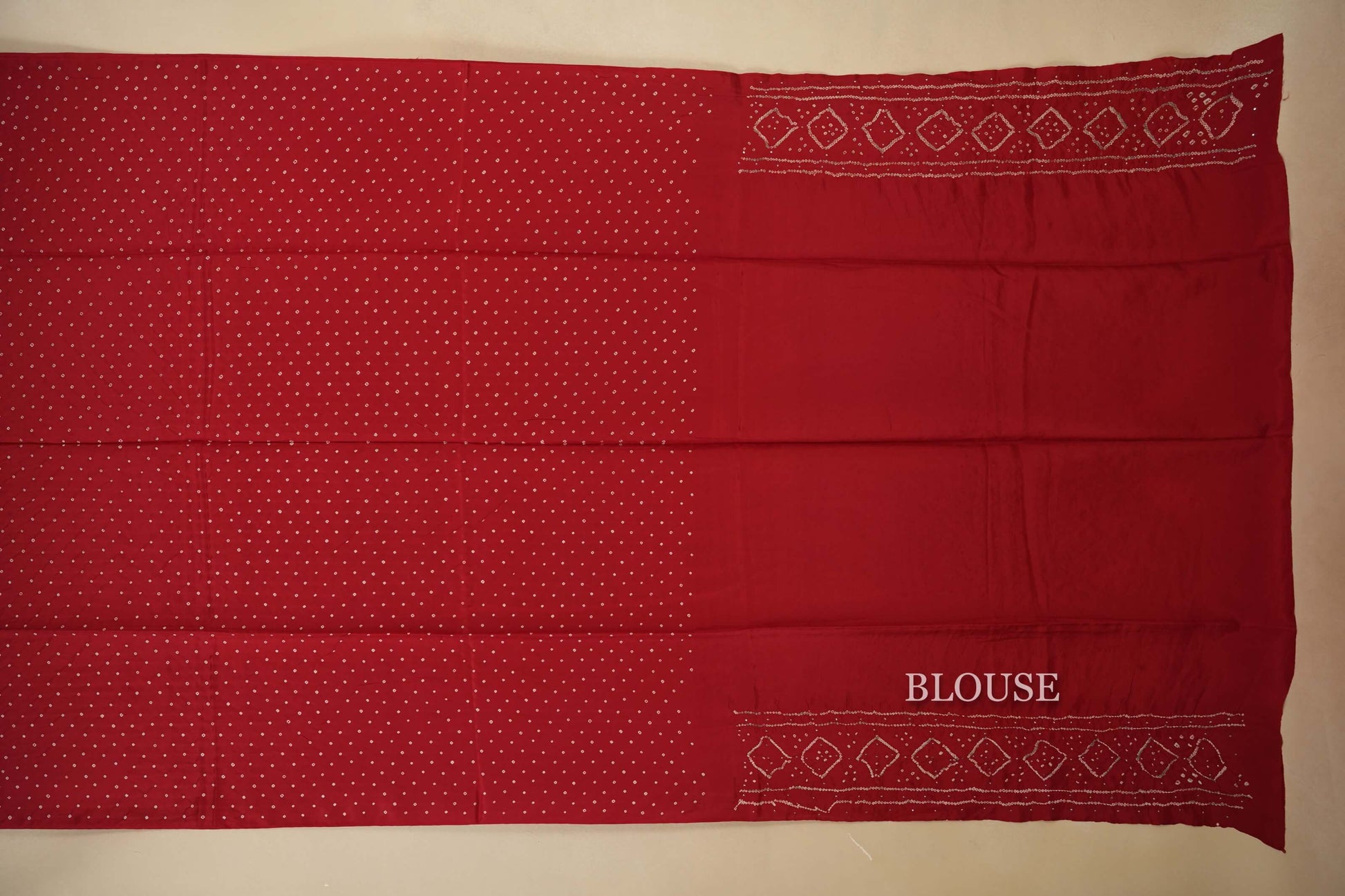 Bandhej || Chunri || Gaji Silk Bandhani Sarees Online – Parisera