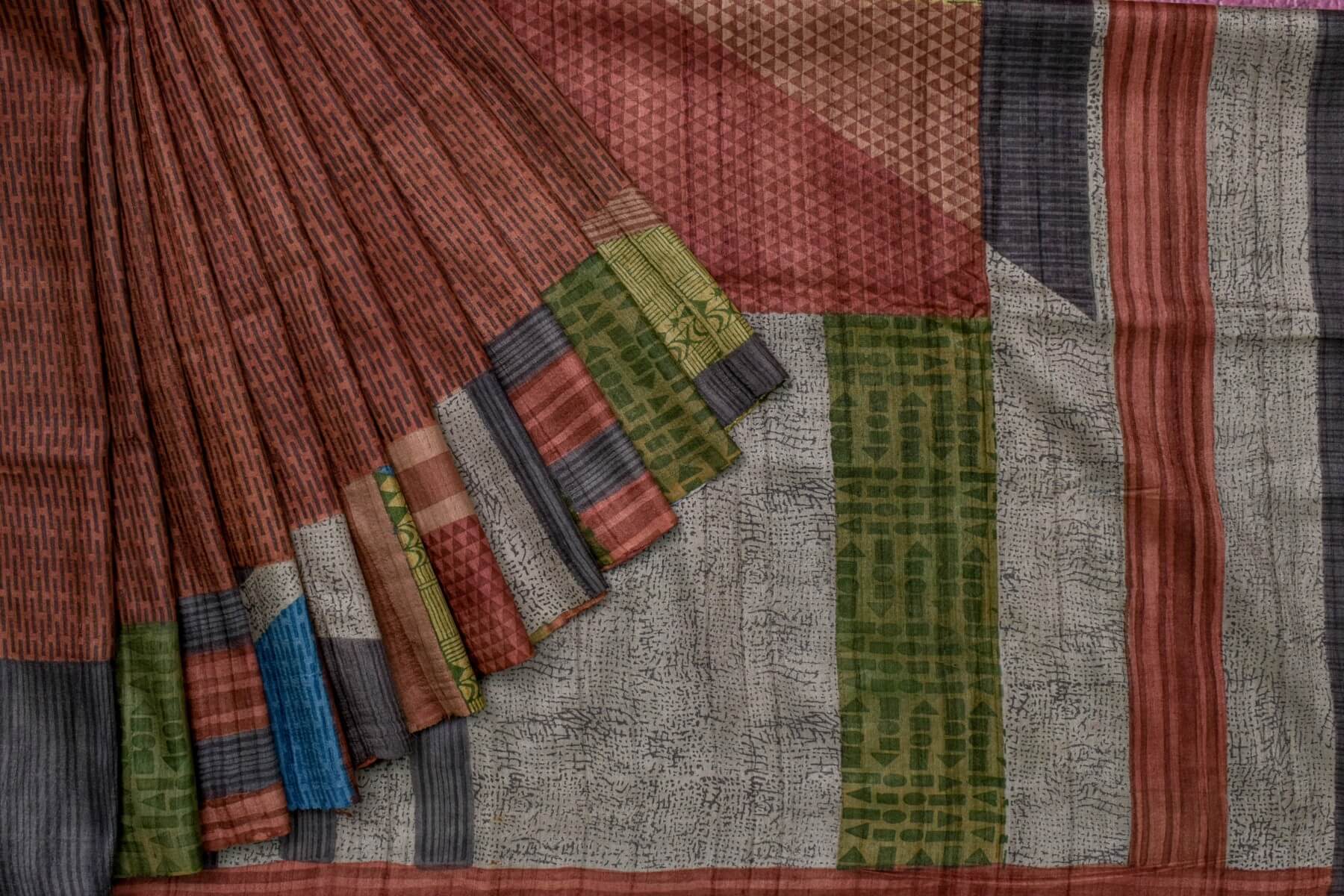 Tussar silk saree by Weavers studio PSWS140043 – Parisera